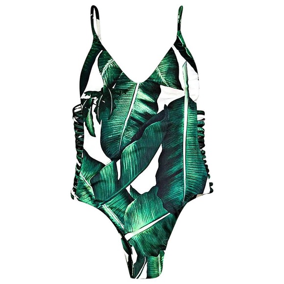 Swim | Palm Tree Onepiece Bikini | Poshmark